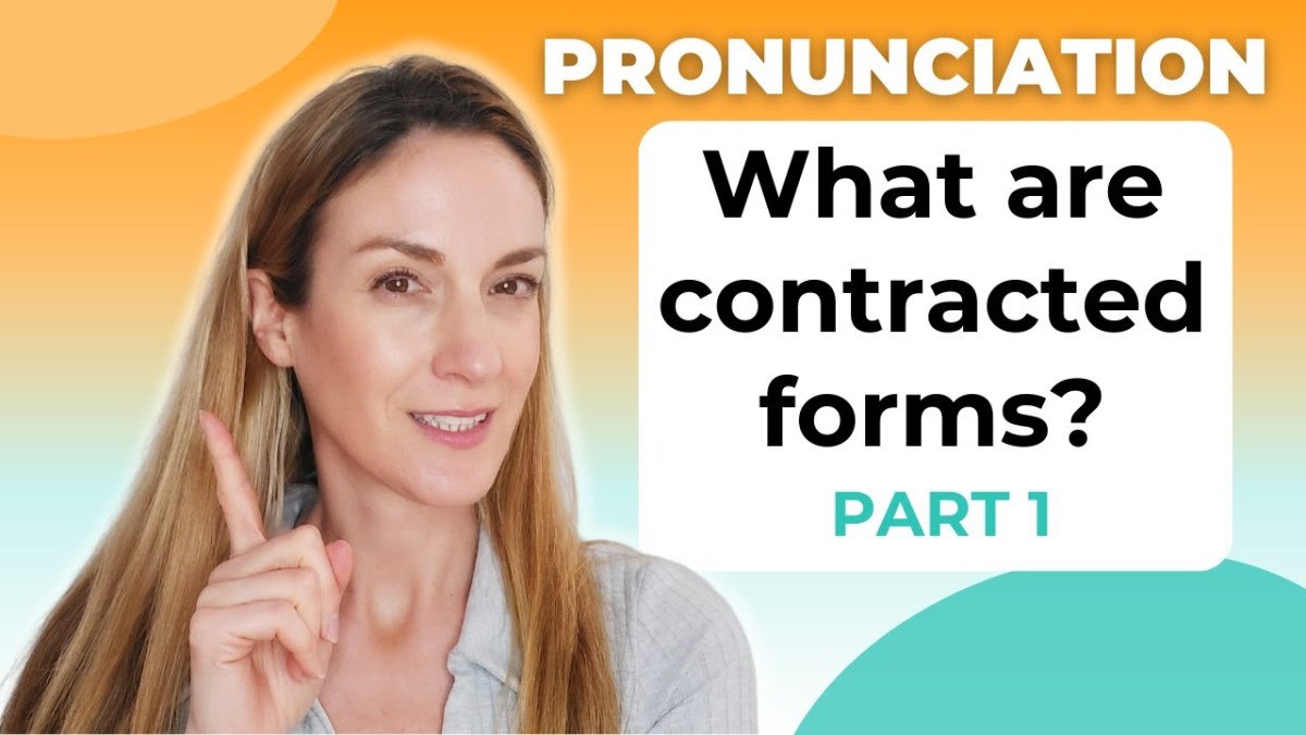 What are Contracted Forms in English? – Part 1 – Billie English